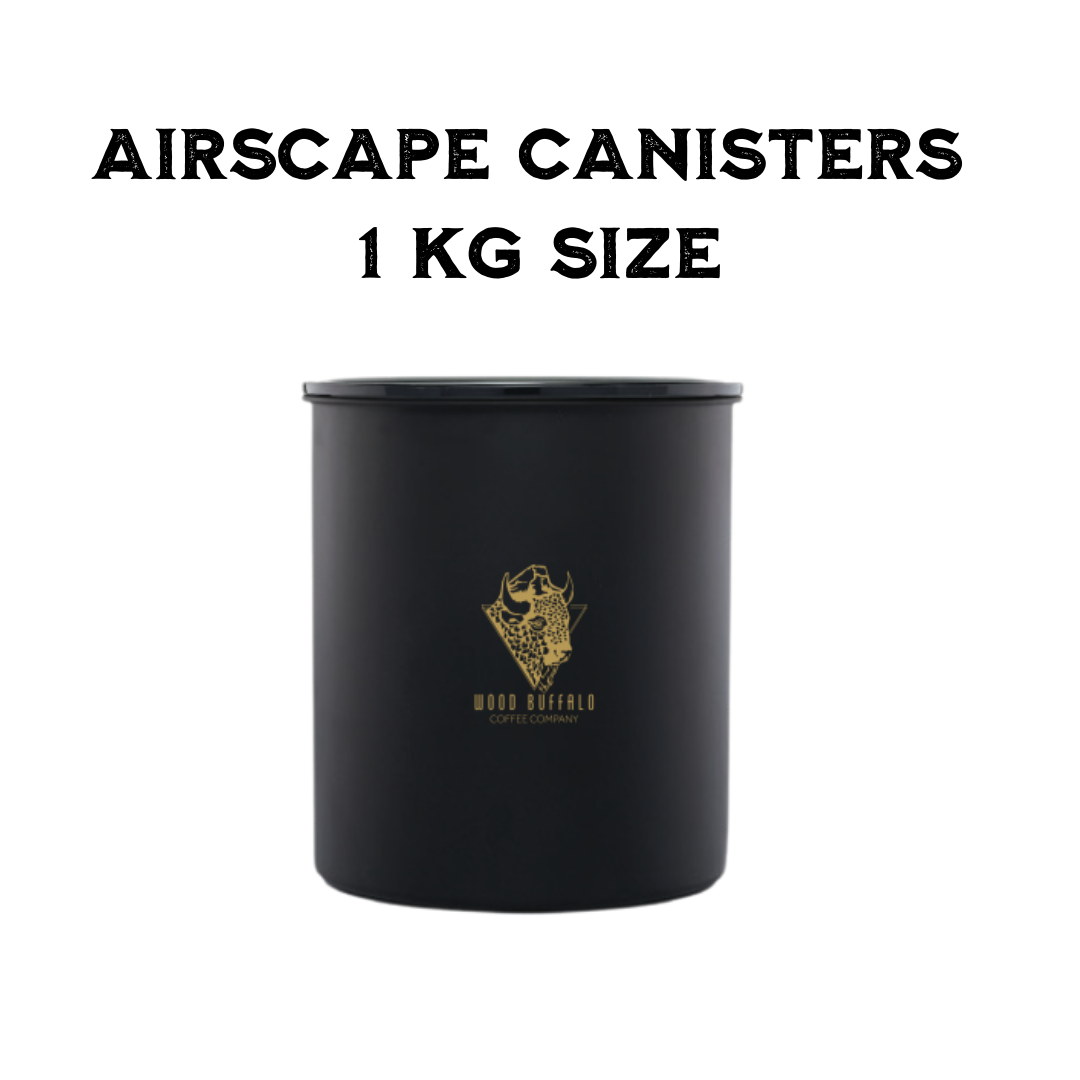1 KG Wood Buffalo Coffee Airscape® Classic Canister – Bean North Coffee ...